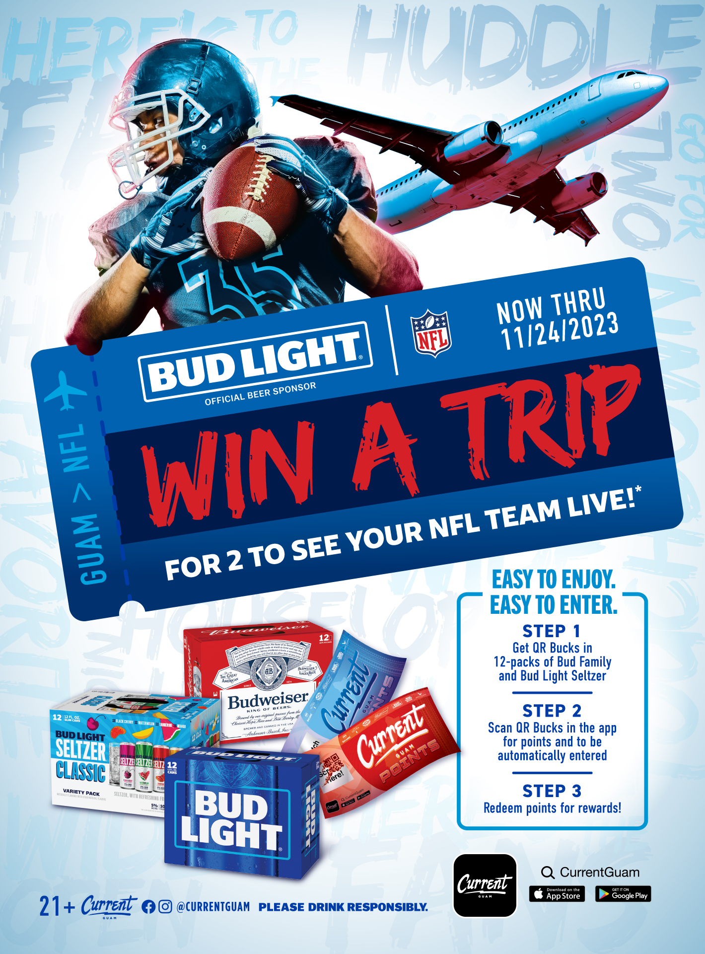 Bud Light NFL Giveaway – Current Guam